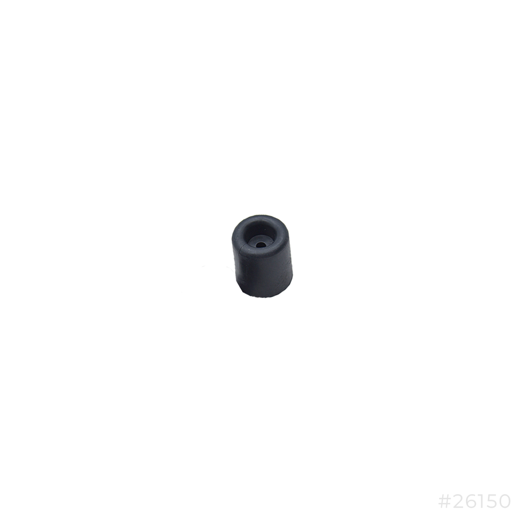 Door Stopper Pvc Round 30mm Black | Whetstone