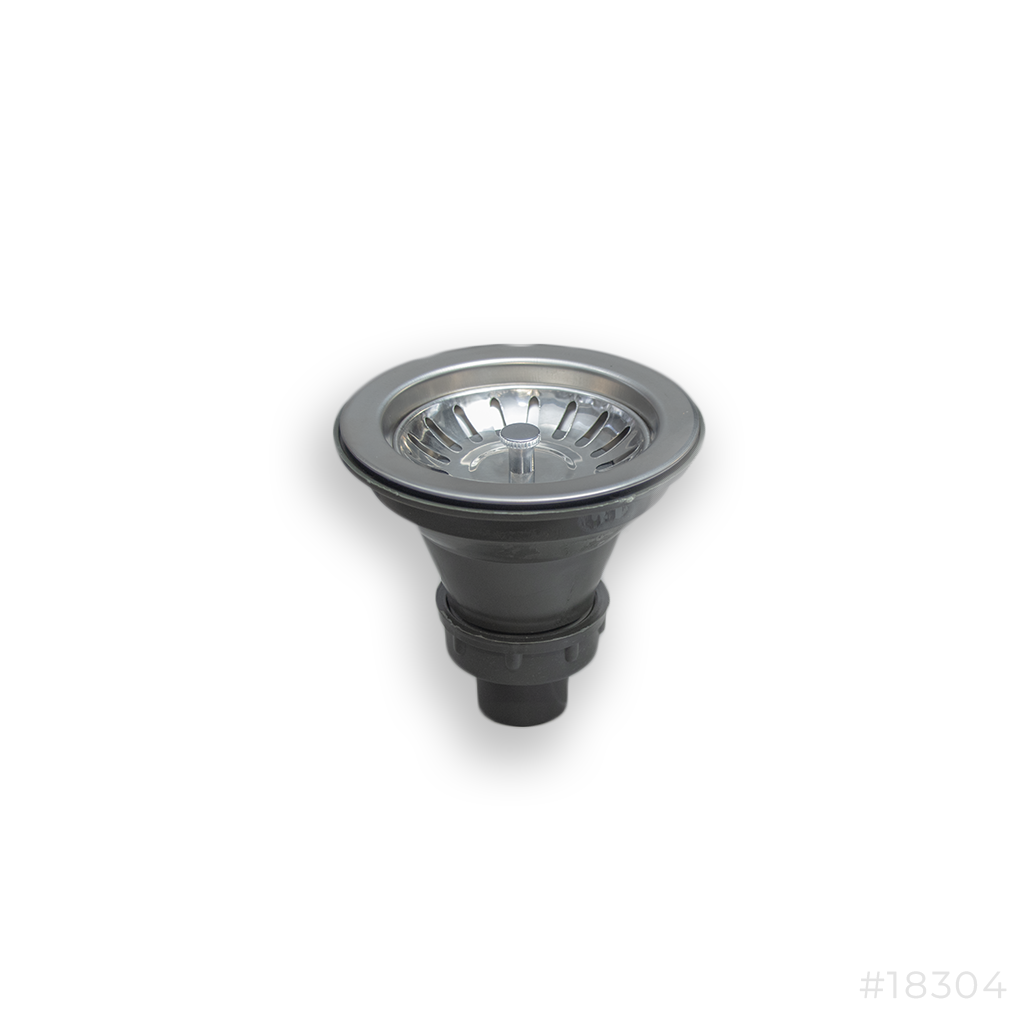 PVC Sink Basket Strainer 1-1/2" | Whetstone